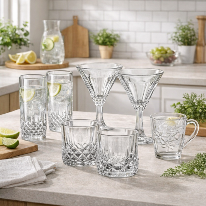Premium Glassware Collection | Mugs, Tumblers & Storage Sets – Jassko